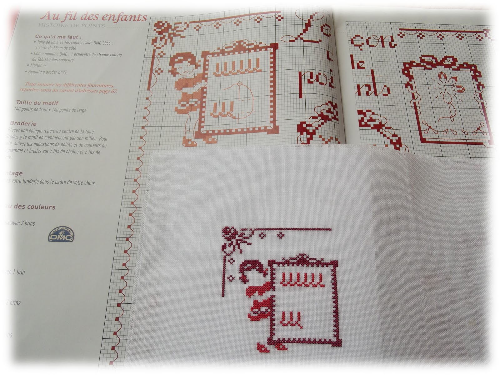 Le Blog d'Aurèle: Broderie rouge...