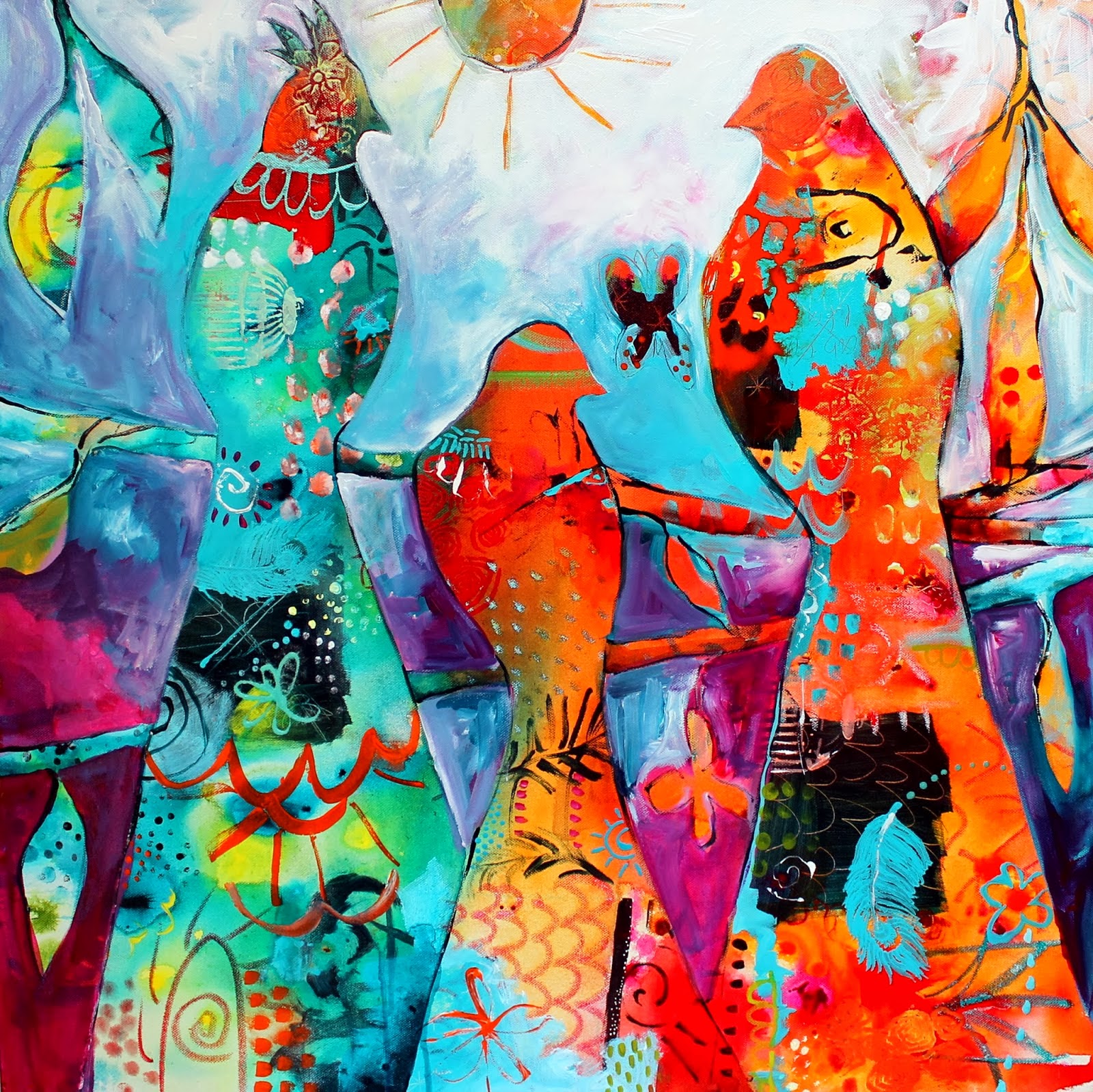 Scrapbooking and Mixed Media by Wendy: Tracy Verdugo's Art - Paint Mojo ...