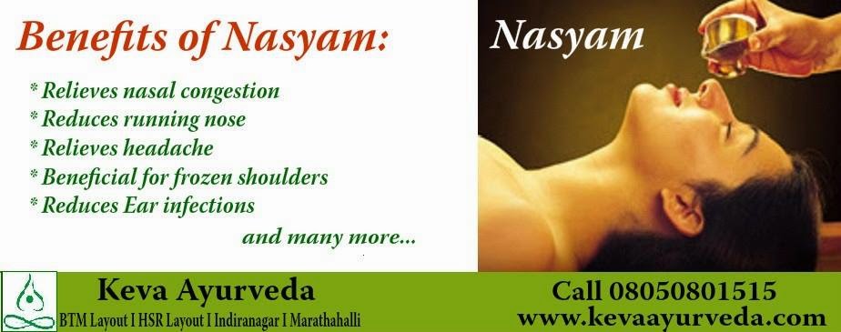 Keva Ayurveda: Nasyam- Nasal Drops