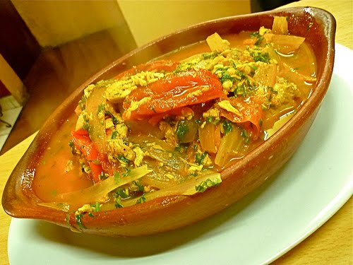 Перуанская кухня: Рецепт: Parihuela (густой суп из морепродуктов)