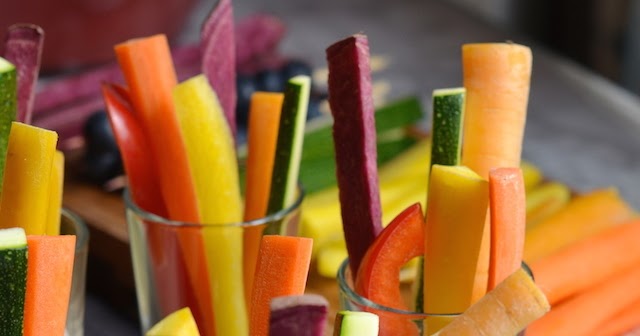 Rainbow Veggie Dippers - Always Order Dessert