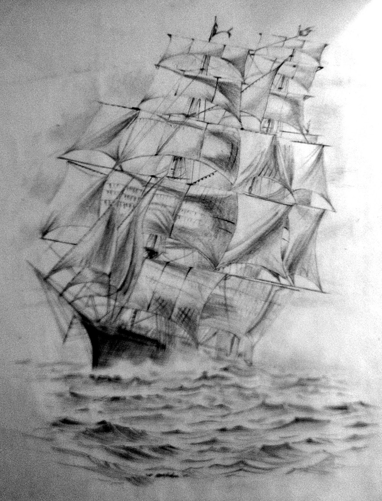 Arts & Crafts: Ship Sketch
