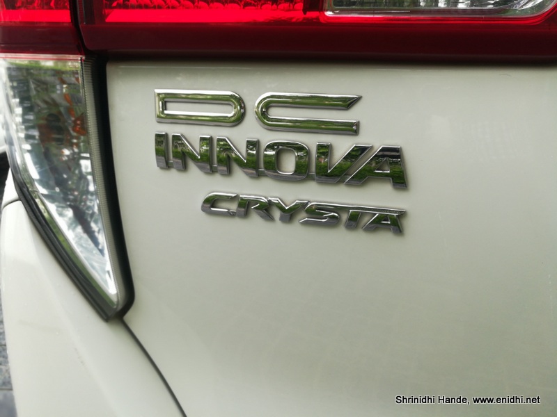 DC Design Ultra luxurious Innova Crysta - eNidhi India Travel Blog