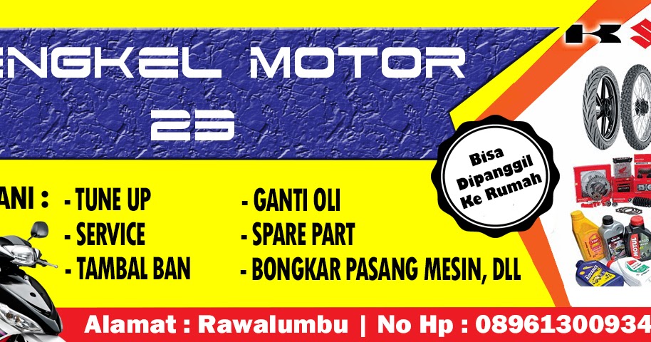 36+ Baru Desain Spanduk Bengkel, Desain Spanduk