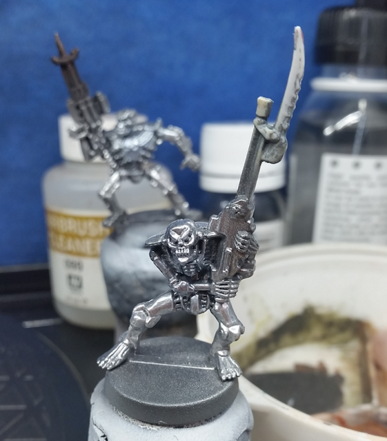 Super Massive Beast: Necrons Rebooted -- New materials, new techniques