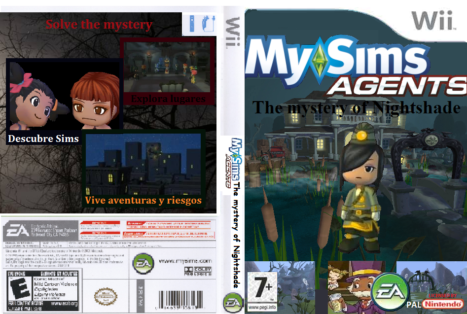 Violet Nightshade ... España: MySims Agents: The mystery of Nightshade