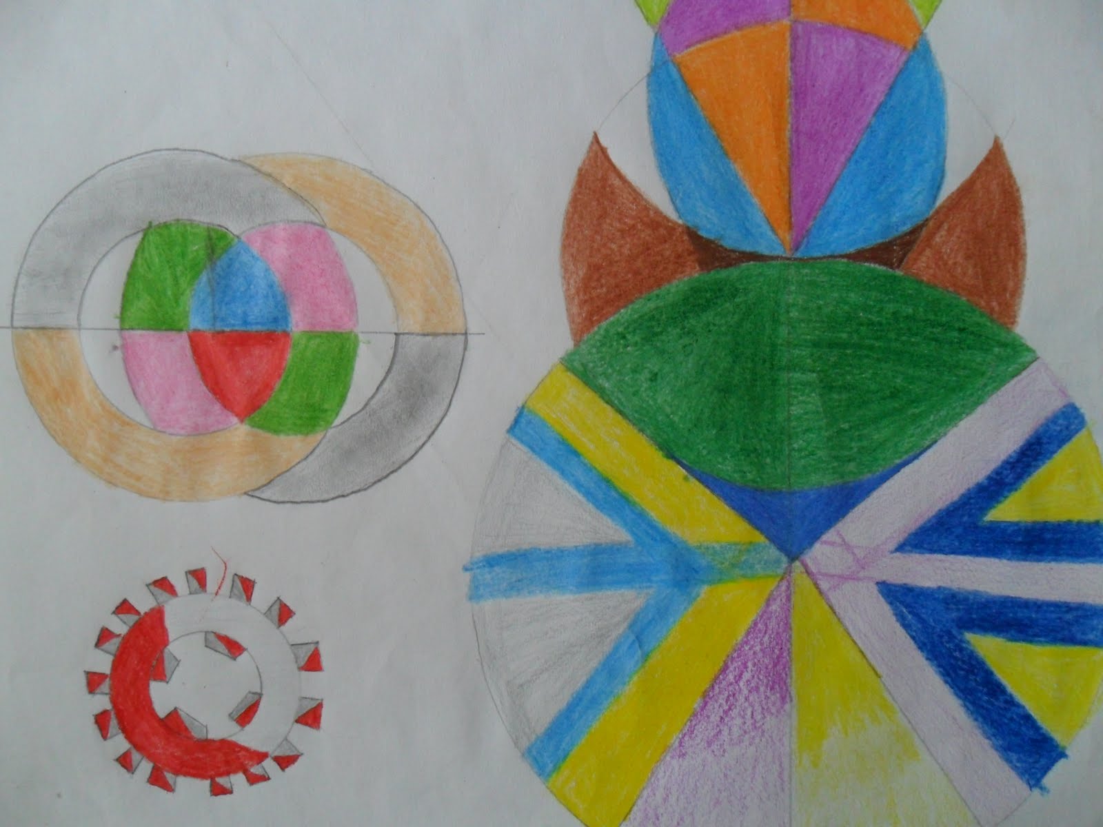 ARTE Y PLASTICA: Composicion con Circulos