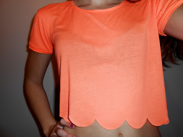 une étudiante: How to: scallop top! DIY