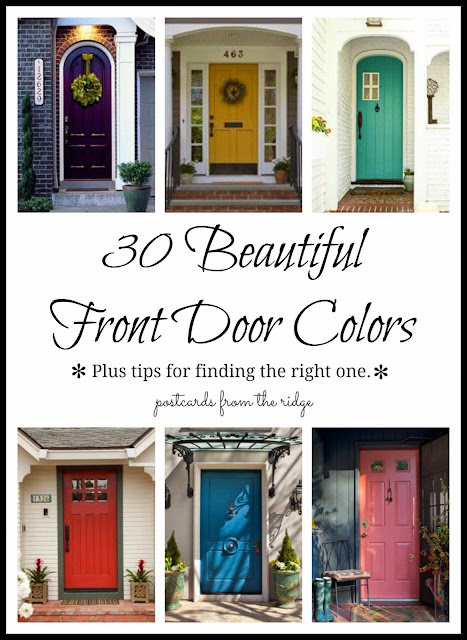 22 Gorgeous Interior Door Paint Colors that Aren't White | Postcards ...