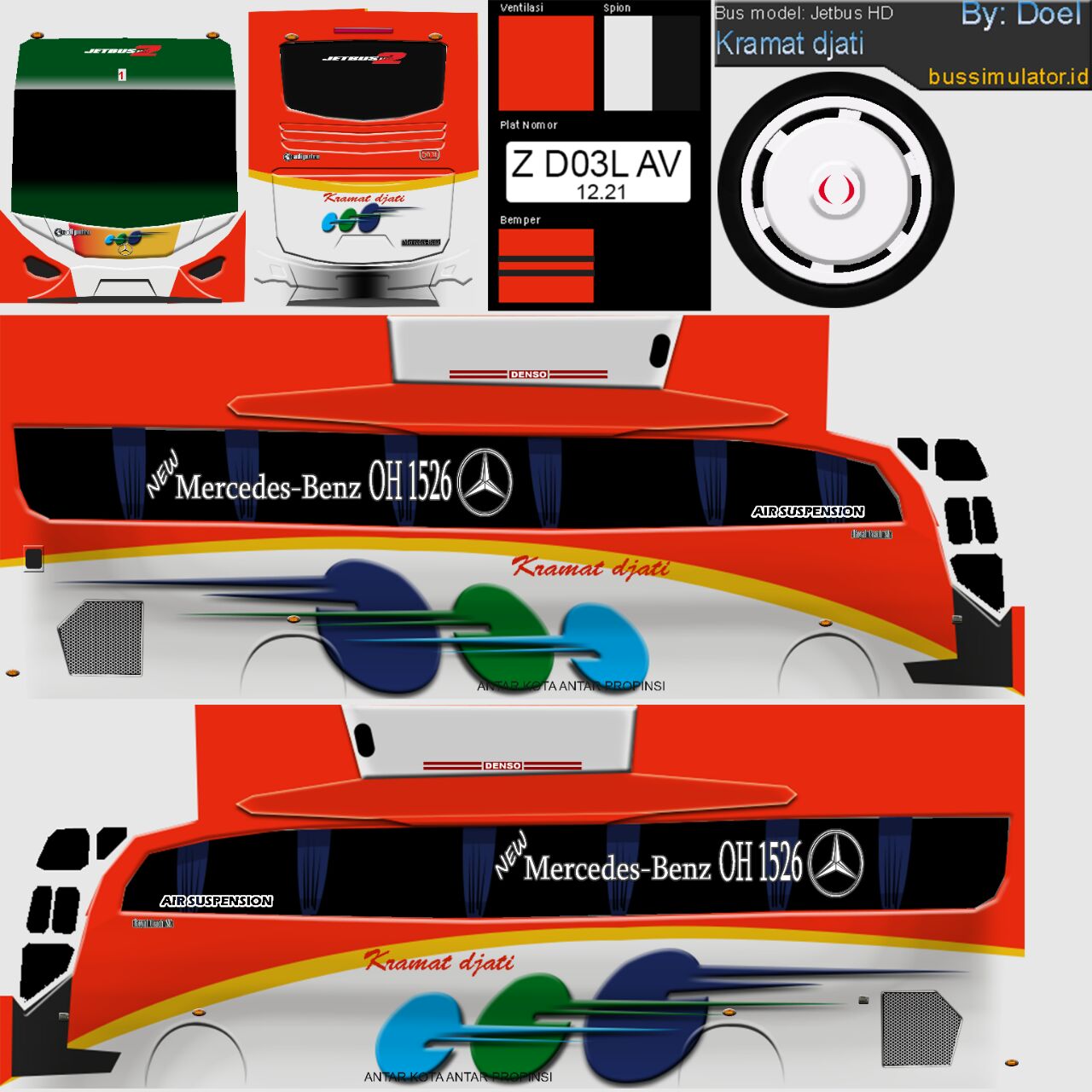Kumpulan Livery Bus Simulator Indonesia V6 | Download Livery BUSSID Mod