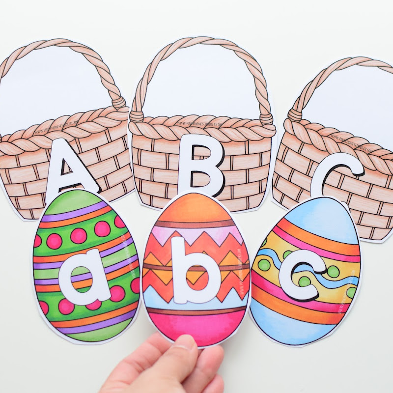 Easter Eggs Letter and Number Cards | The Pinay Homeschooler