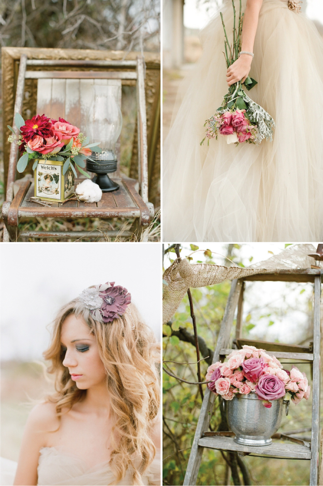 Rustic + Whimsical Fall Wedding Inspiration - Belle The Magazine