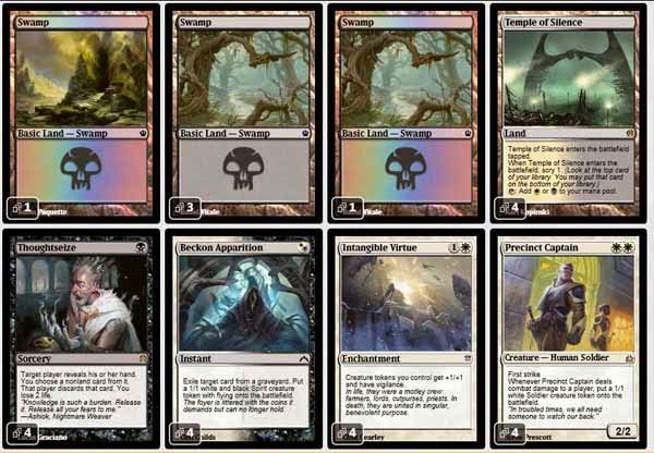 Magic the Gathering Adventures: [Modern] White Black Tokens