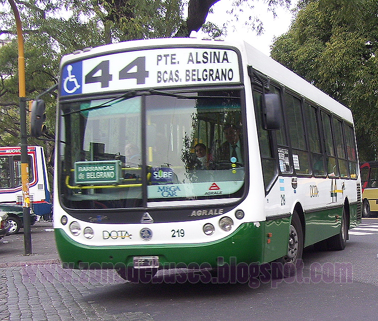 Colectibus - Zona de Buses: LINEA 44