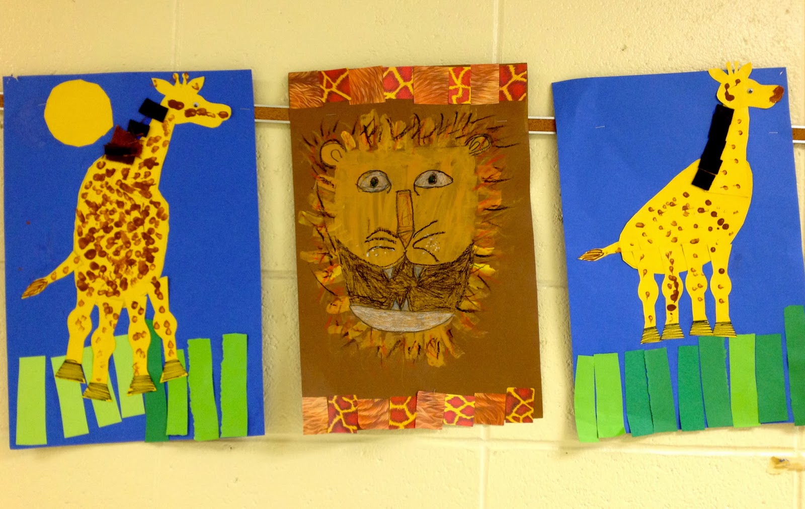 Art with Mr. Giannetto: 2nd Grade Lions