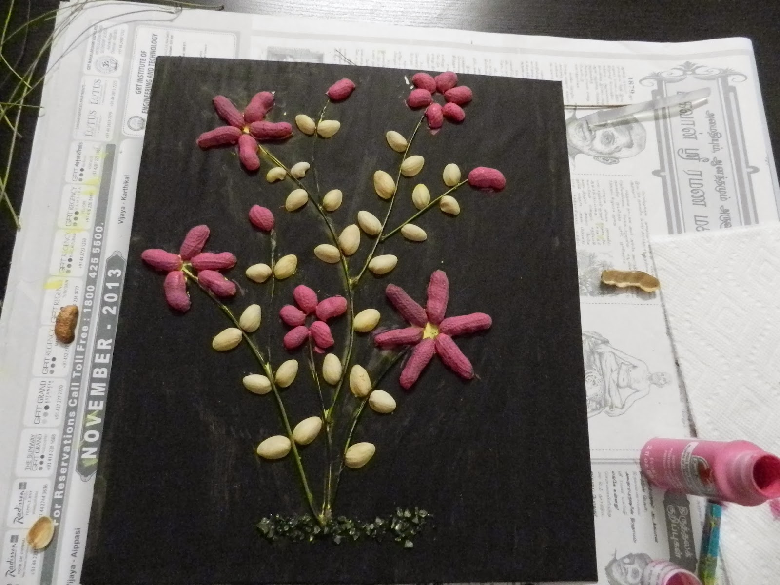 Creative DIY crafts: Groundnut shell crafts