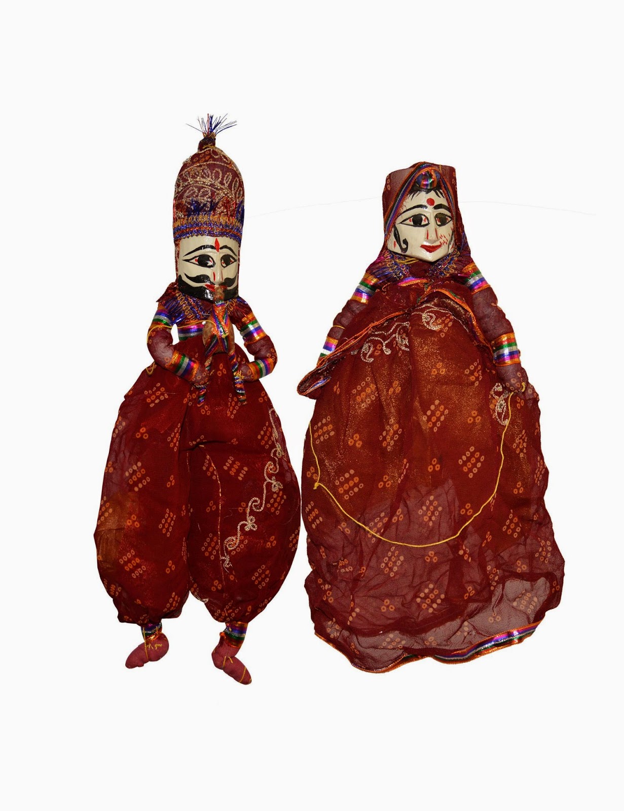 Drona India: Kathputli - Hand crafted colourful Puppet