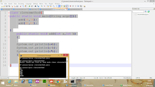 The method in Java programming language - Code for Java c