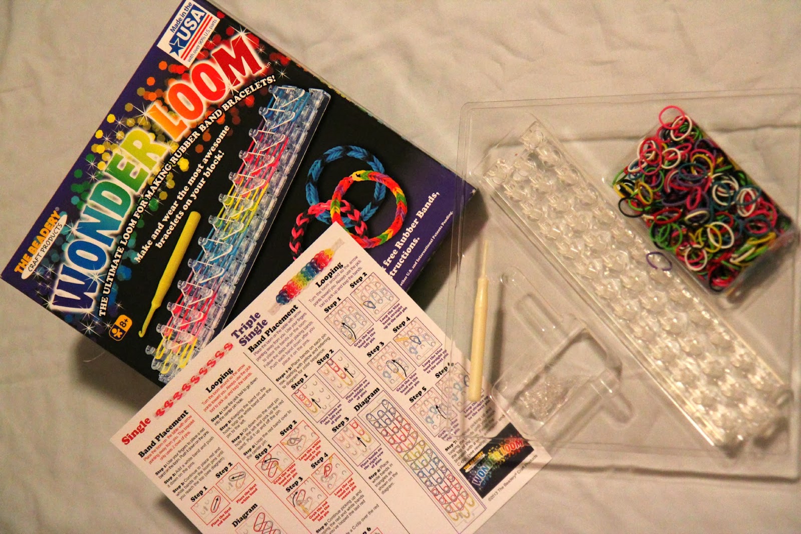 Affordable Crafts for Kids: Wonder Loom Rubber Band Bracelets