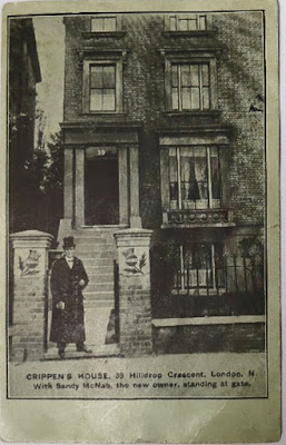 Billy Helston: Sandy McNabb outside 39 Hilldrop Crescent.