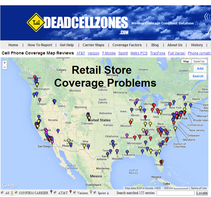 Retail Store Cell Phone Reception Problems