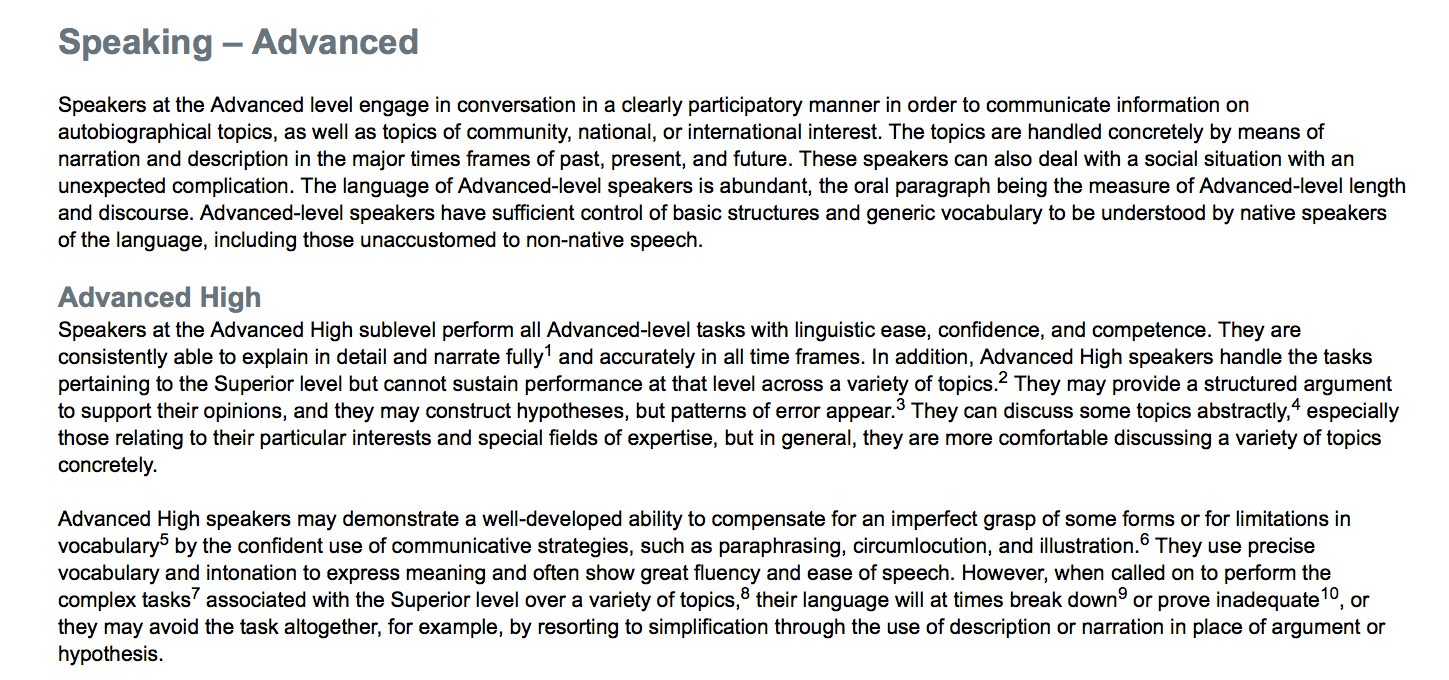 OPI - Oral Proficiency Interview - Mohamed Ansary