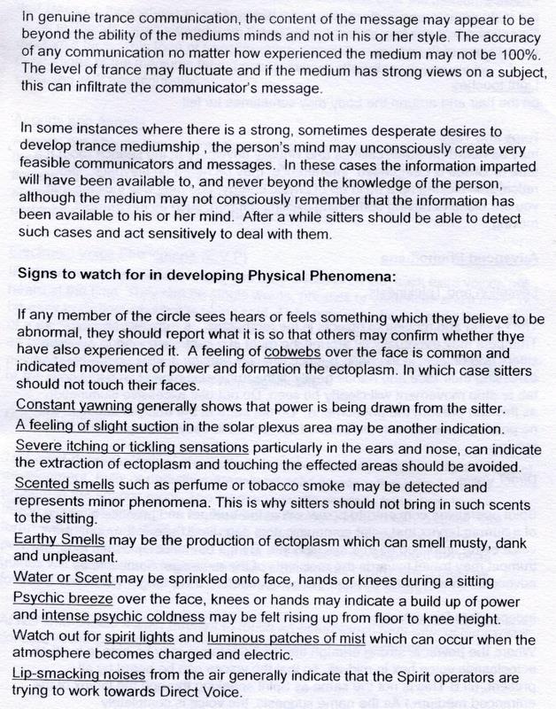 Physical Mediumship Development Guide