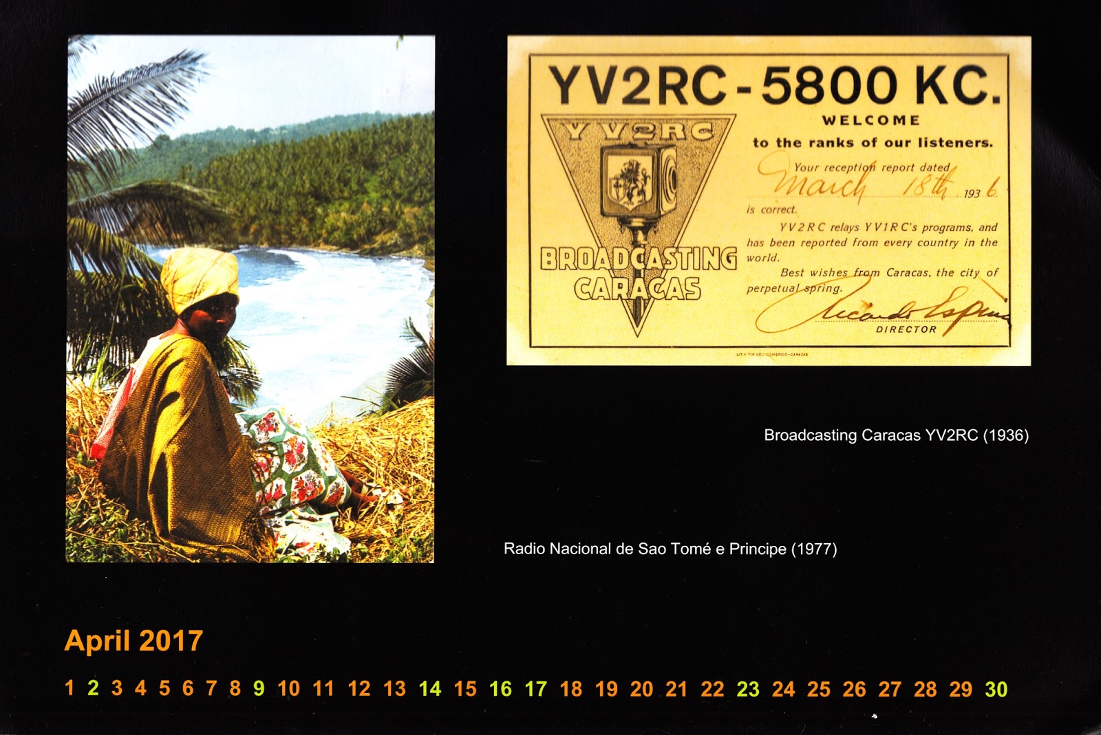 SOUTH EAST ASIA DXING: RMRC Calendar for April 2017