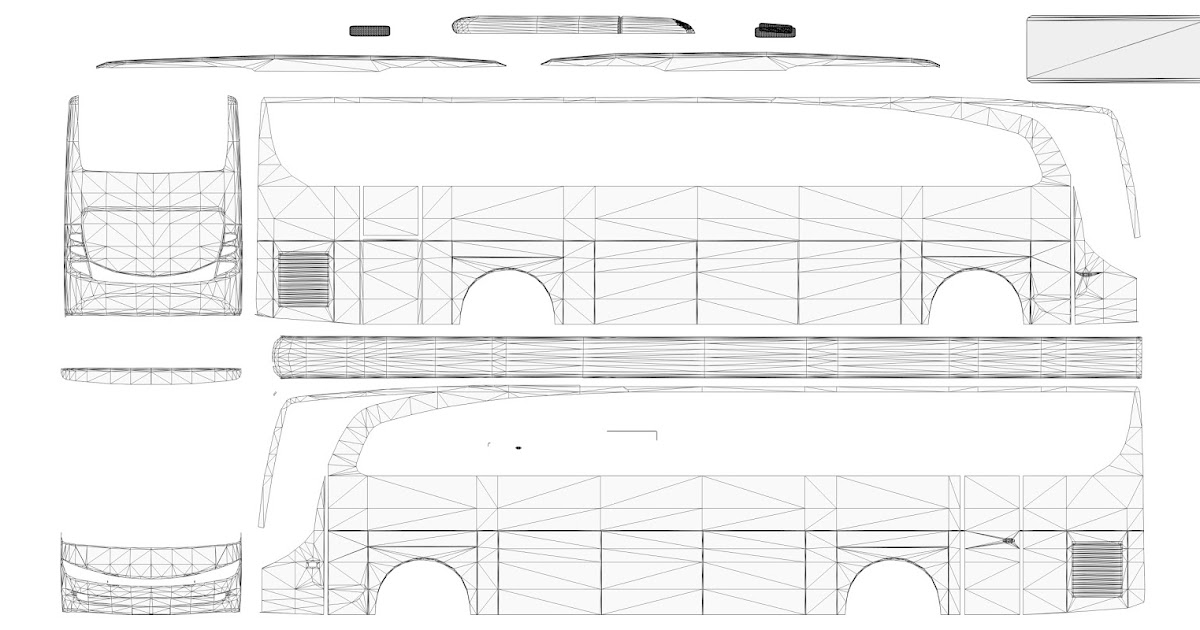 Bluprint bus indonesia | Mod ets2 indonesia