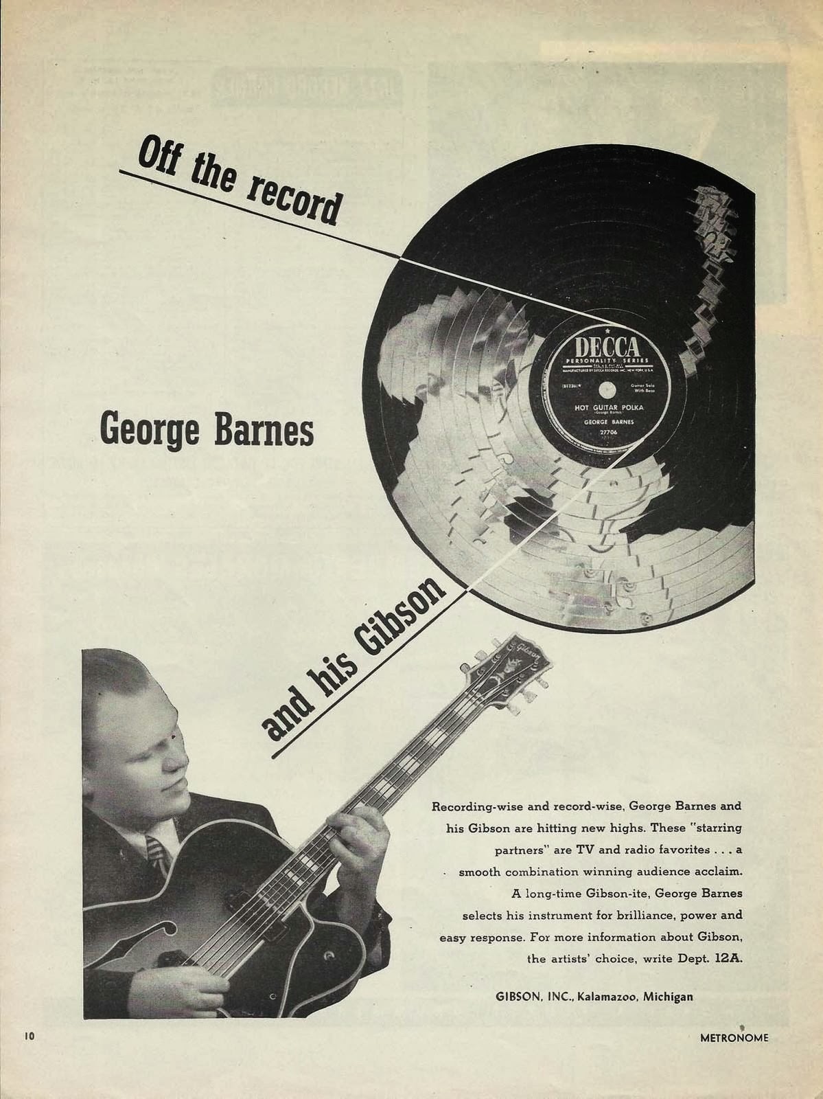 LOS CAMINOS DEL JAZZ: El Sr GEORGE BARNES y cia