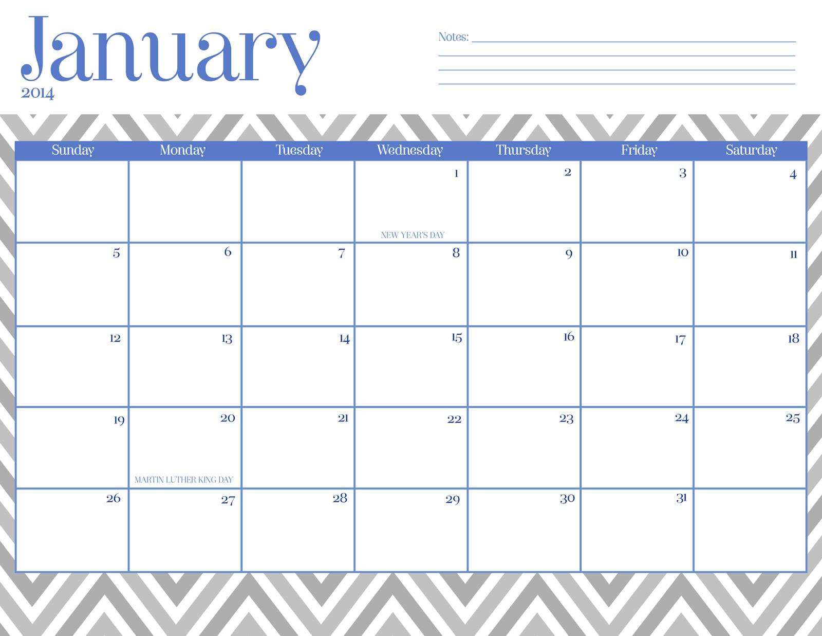 FREEBIES // 2014 CALENDARS – Oh So Lovely Blog