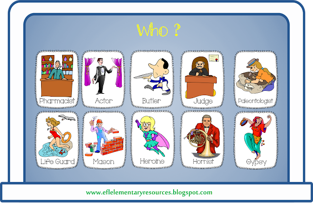 EFL Elementary Teachers: Community Helpers, Jobs and Occupations