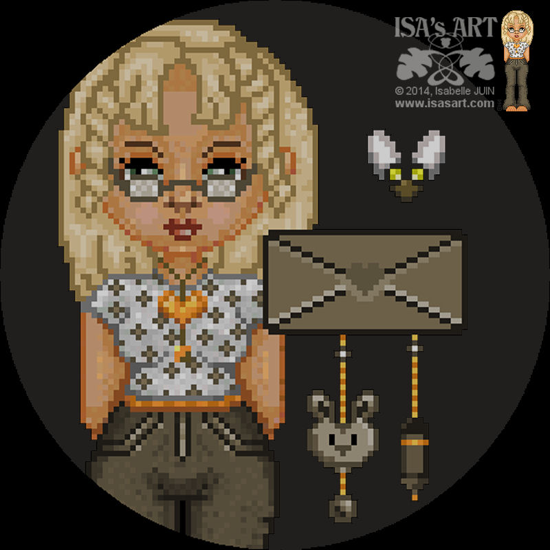 ISA'sART: PIXEL ART - DOLL