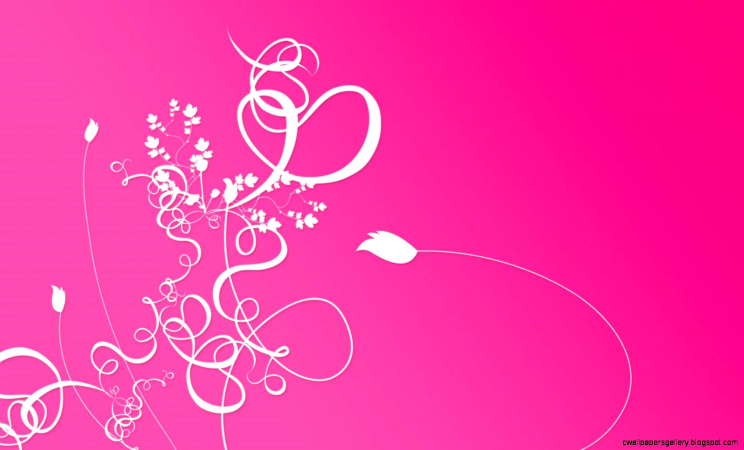 Pink Flower Abstract Wallpaper | Wallpapers Gallery