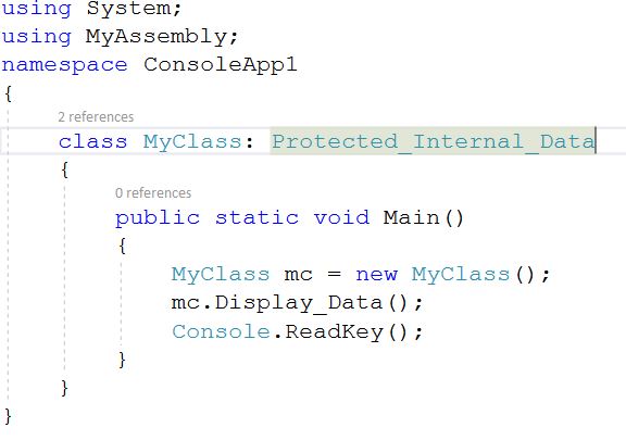 C# Access modifiers-Specifiers | C#.NET,SQL Server and Microsoft Azure