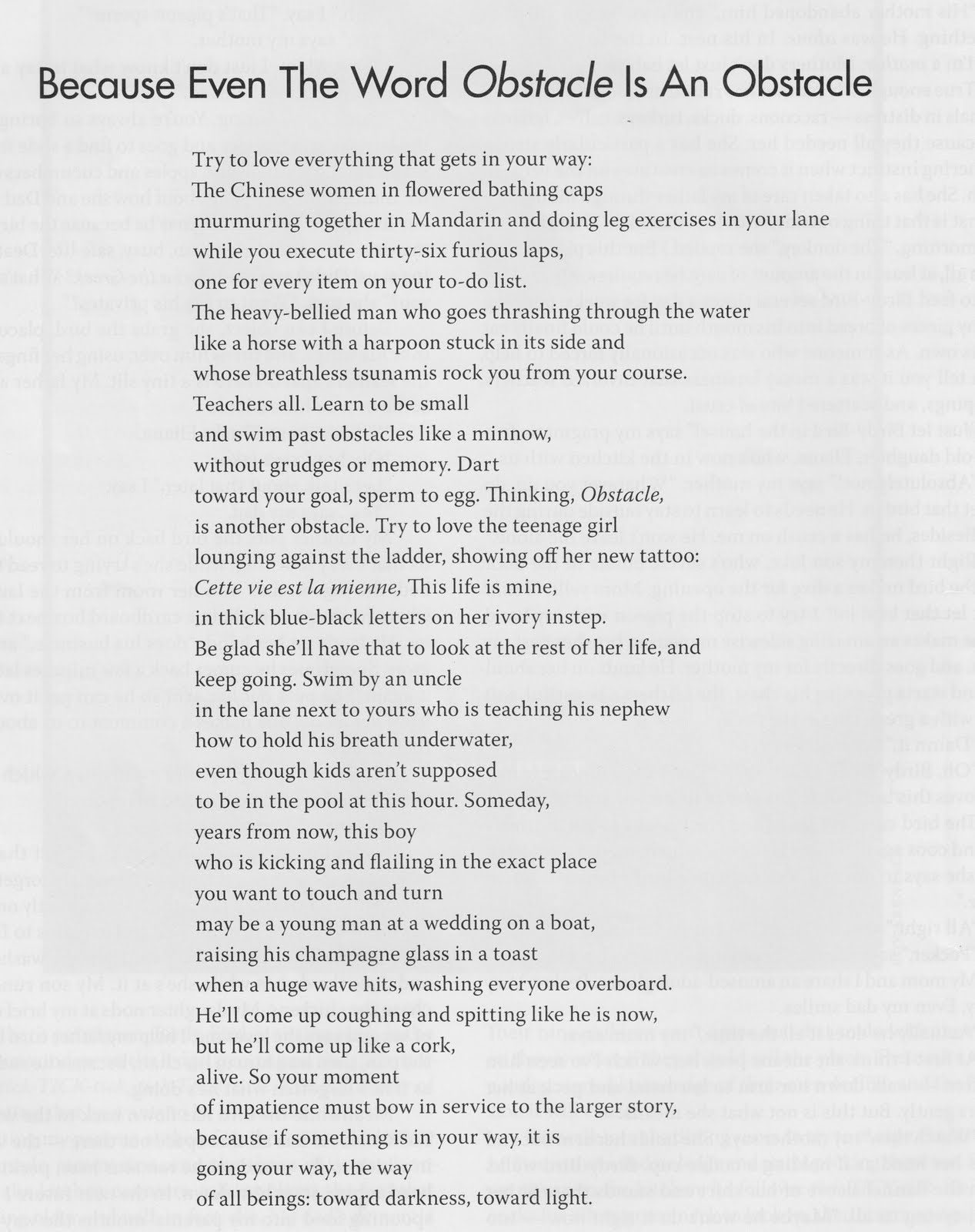 Poem Bouquet: November 2011