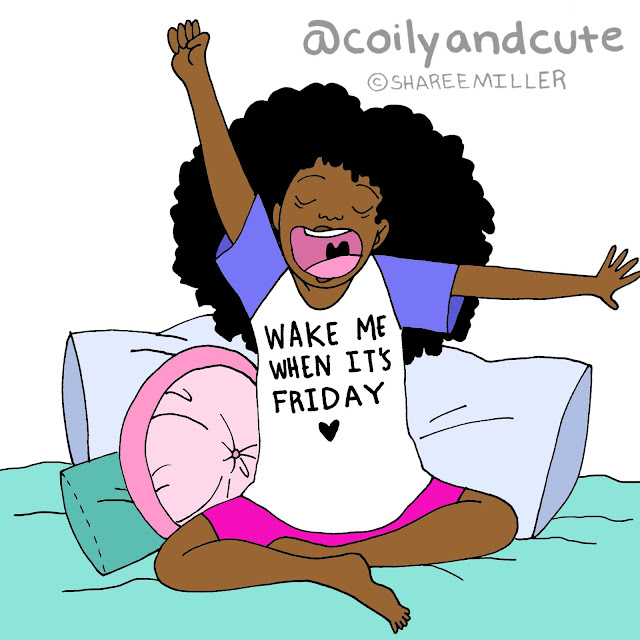 Coily and Cute: I Guess its time to wake up