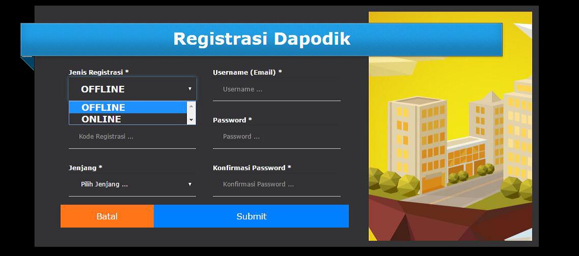 Registrasi Dapodikdasmen : Offline atau Online??? berikut cara yang ...