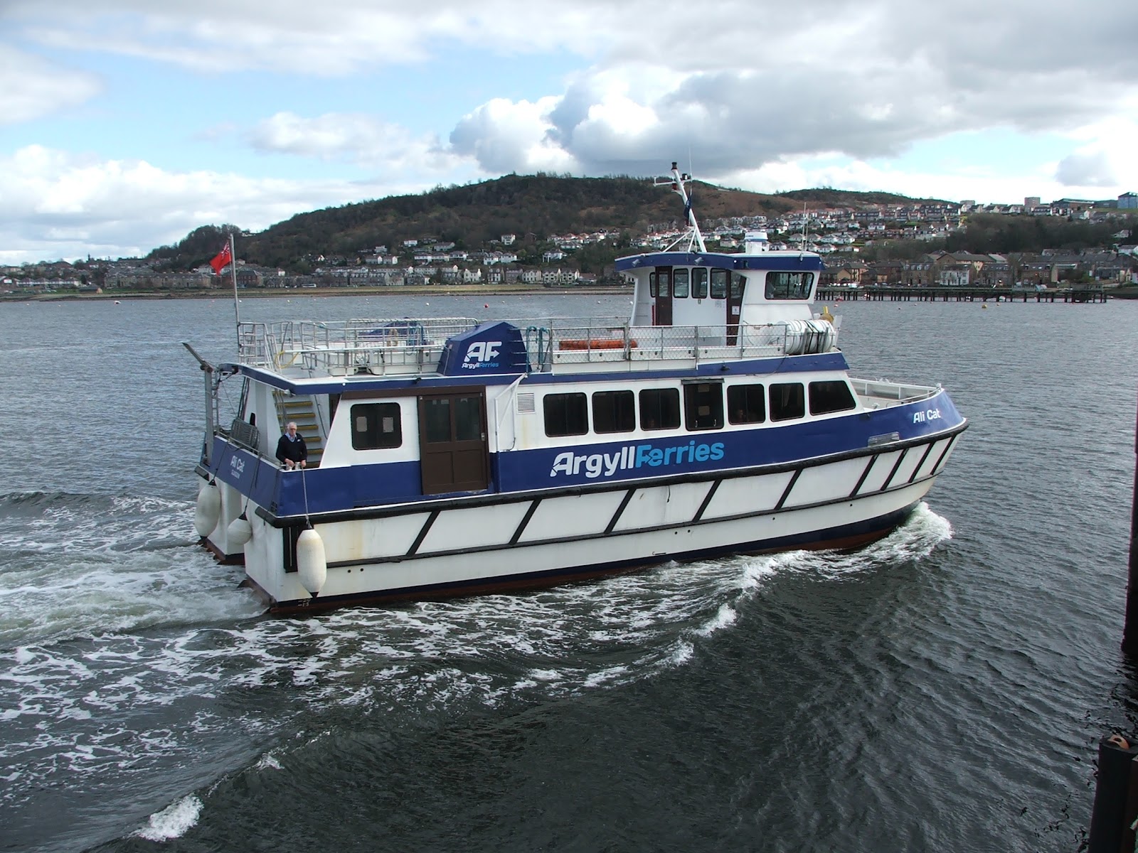 West of Scotland Ferries: Argyll Ferries using Dunoon old Pier 18/3/12