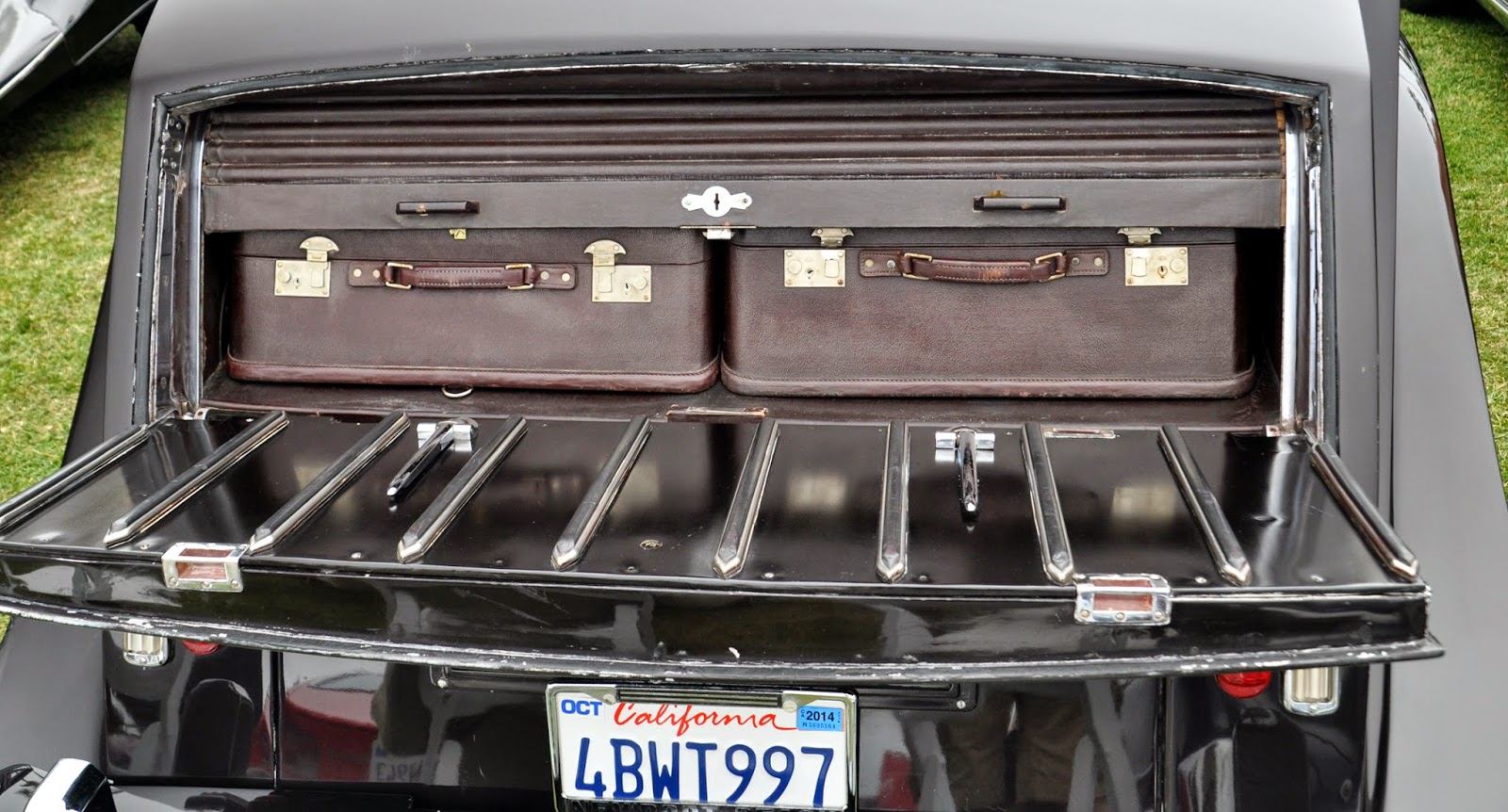 Just A Car Guy: extravagant luggage custom made for incredible cars