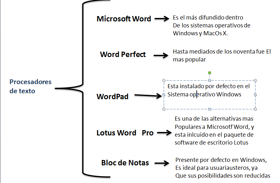 Educacion Basica: Procesadores de Texto