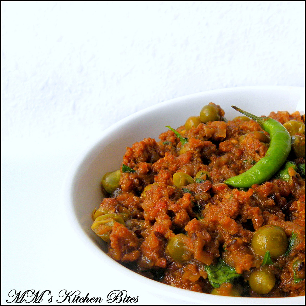 MM's Kitchen Bites: Keema Matar...welcome to the real keema (and Papa!! )