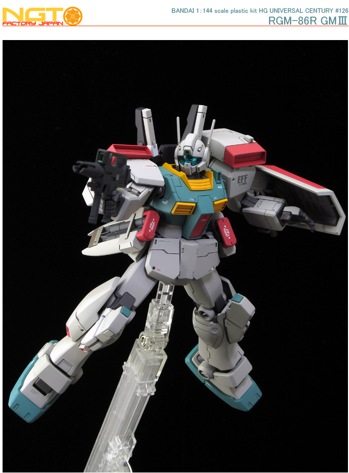 GUNDAM GUY: HG 1/144 RGM-86R GM III - Customized Build