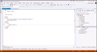 How to start to create MVC project with Visual Studio 2013(C# .NET MVC) - Survival Kits Project