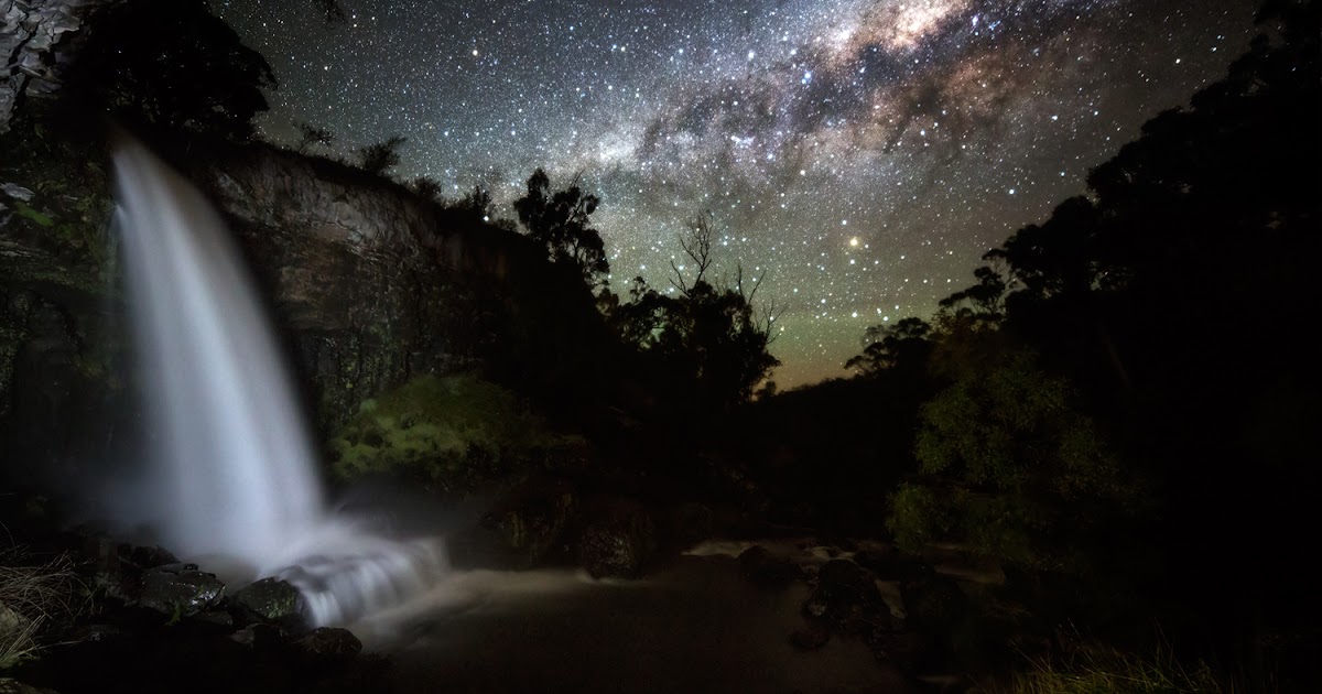 The Milky Way Galaxy over Paddys River Falls | Earth Blog
