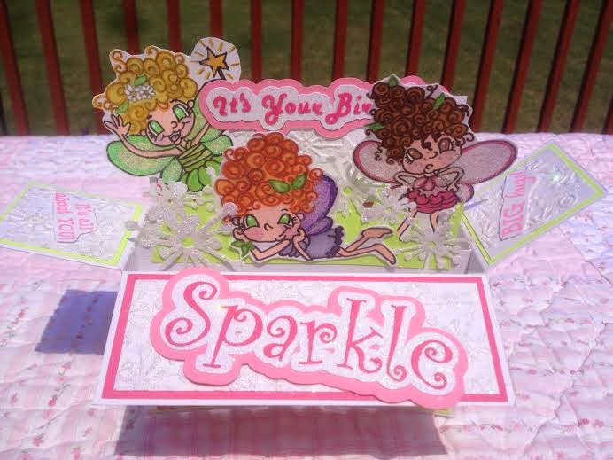 Scrap-n-Sew Granny: It's Your Birthday- Sparkle Card