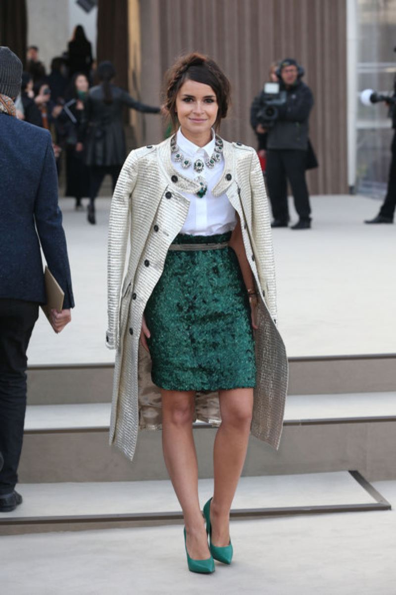 Dear Fashion Diaries: Miroslava Duma @ Burberry LFW Fall'13, Feb 18
