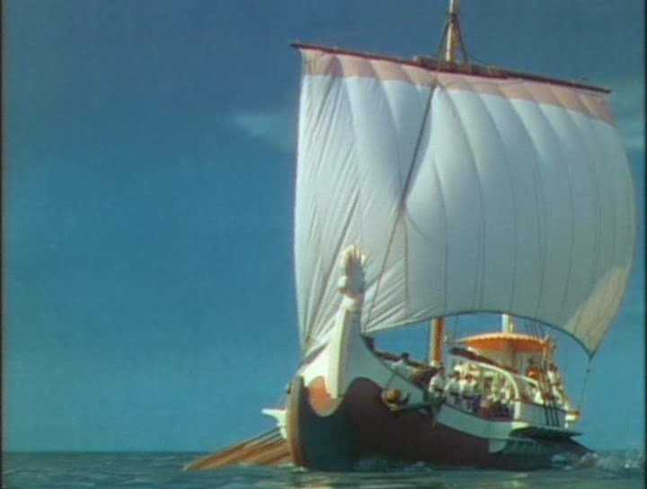 model ships in the cinema: Sinbad the Sailor 1947