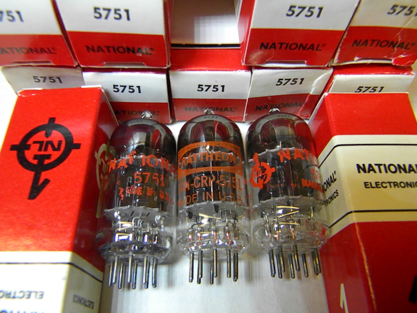 NOS Tube Store: RAYTHEON 5751 Windmill Getter