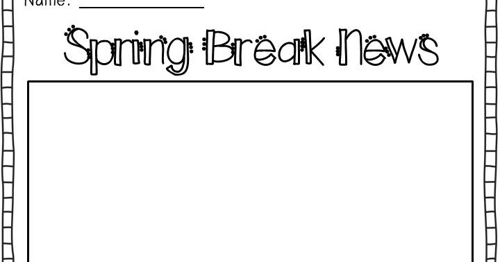For the Love of First Grade: Back from Spring Break with a FREEBIE!